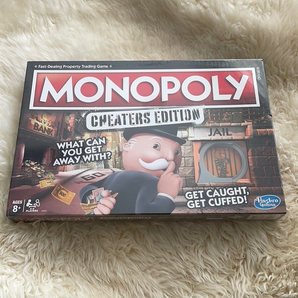 Hasbro | Toys | Monopoly Cheaters Edition | Poshmark